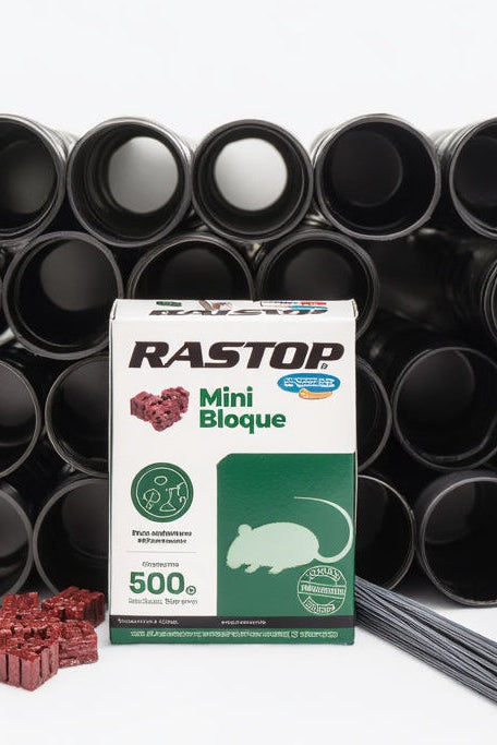 Pack 50 Tubos Cebaderos + 50 Bloques Veneno Rastop + Alambres ...